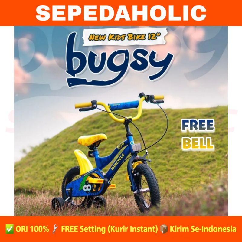 Jual Sepeda Anak Laki & Perempuan WIMCYCLE BUGSY / BUGSY BALITA Ukuran ...