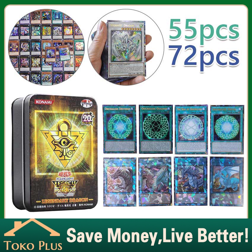 Jual 72Pcs Yugioh Kartu Yu Gi Oh Holografik Versi Bahasa Inggris Dengan ...