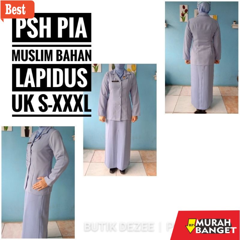 Jual baju setelan wanita kekinian 2022 PO BAJU SETELAN PSH PSL PIA BAHAN LAPIDUS MAFELA | Shopee ...