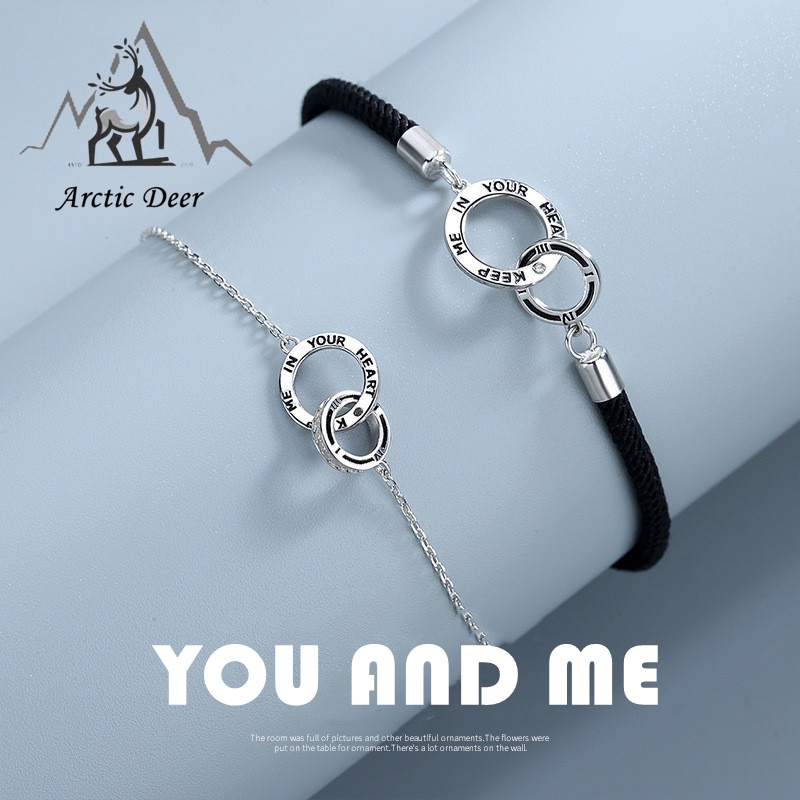 Jual Gelang Couple Pasangan-YOU AND ME gelang fashion Original Arctic ...