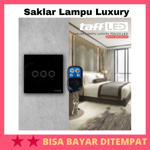 Jual Saklar Lampu Luxury Touch LED with Remote / Saklar Sakelar Sakalar ...