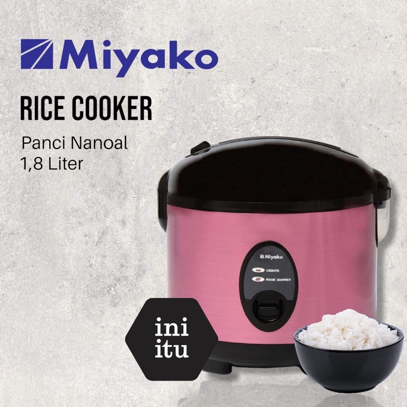 Jual [ Miyako ] Rice Cooker / Magic Com Miyako MCM 508 SBC - 1,8 Liter ...