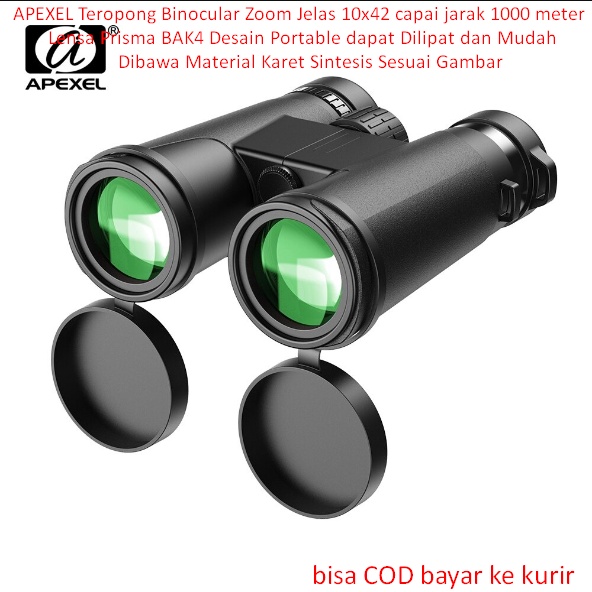 Jual APEXEL Teropong Binocular Zoom Jelas 10x42 capai jarak 1000 meter ...