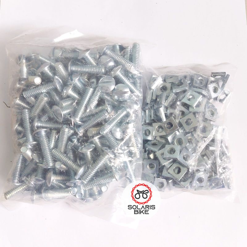 Jual Mur Baut Seng 1/4 x 1 inch Per Gross 144 Pcs | Shopee Indonesia