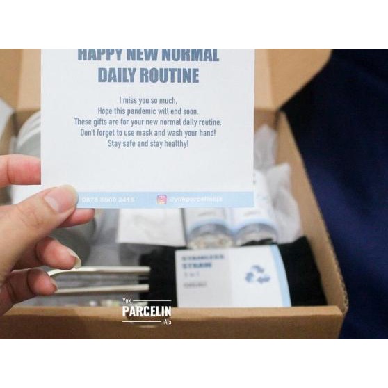 Jual Hampers New Normal | Birthday/Graduation Gift Set | Gathering ...