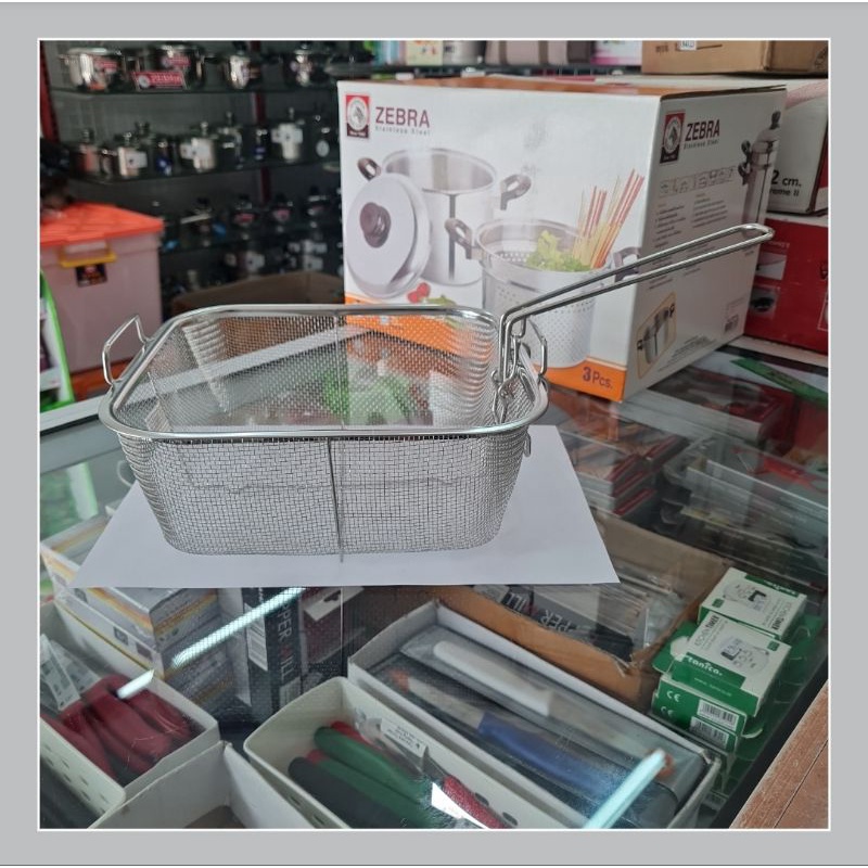 Jual SAR-A39 Filtering Basket 24cm, Saringan Kotak dengan Handle bisa ...