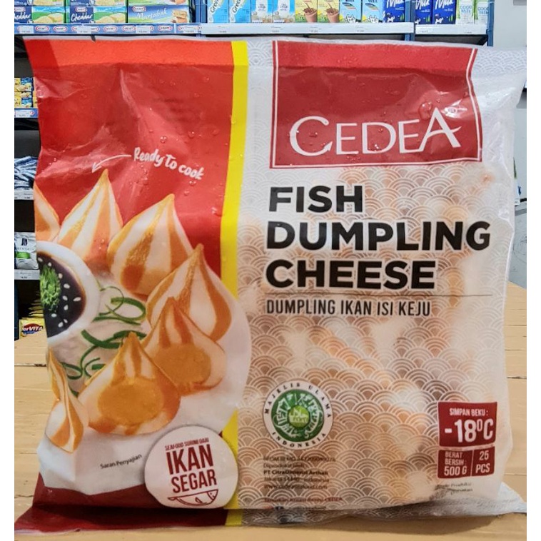Jual 500g Cedea Fish Dumpling Cheese/Dumpling Ikan Isi Keju/Frozen Food ...