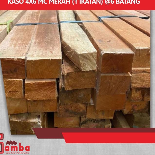 Jual KASO 4X6 MC MERAH ( IKATAN 6 BATANG ) | Shopee Indonesia