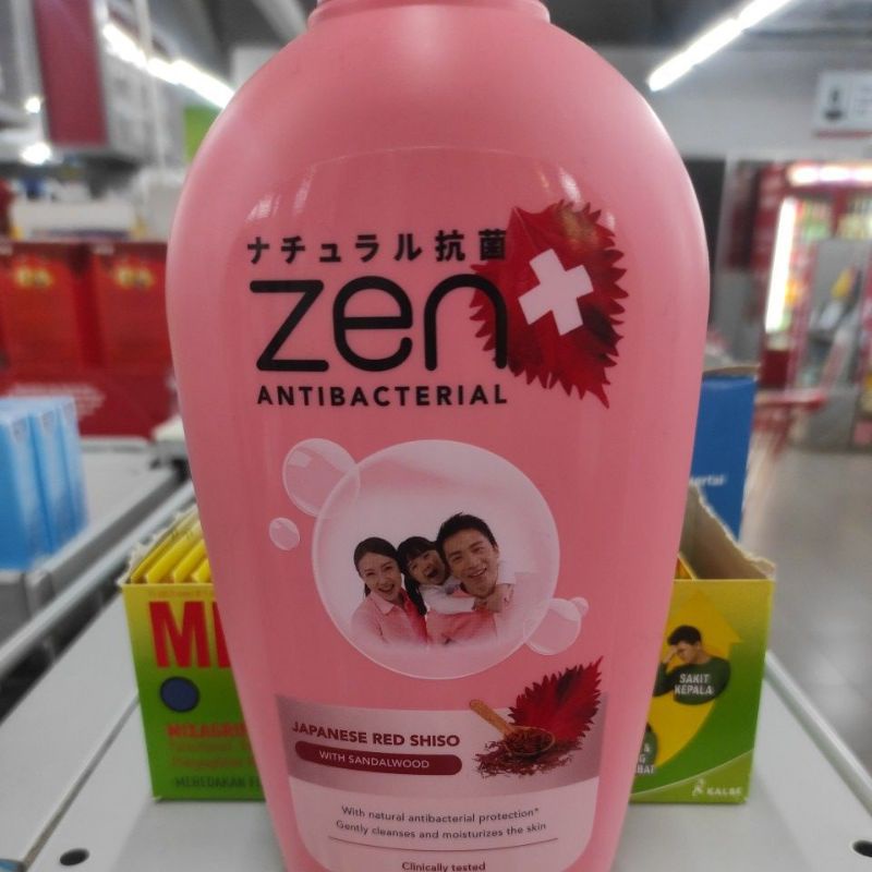 Jual ZEN antibacterial japanese red shiso with sandalwood pump 500ml ...