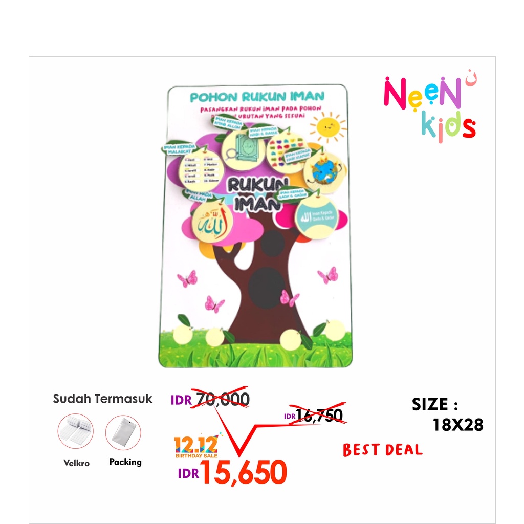 Jual Neenkids Mainan Montessori Anak Neenkids Mainan Menempel Anak ...