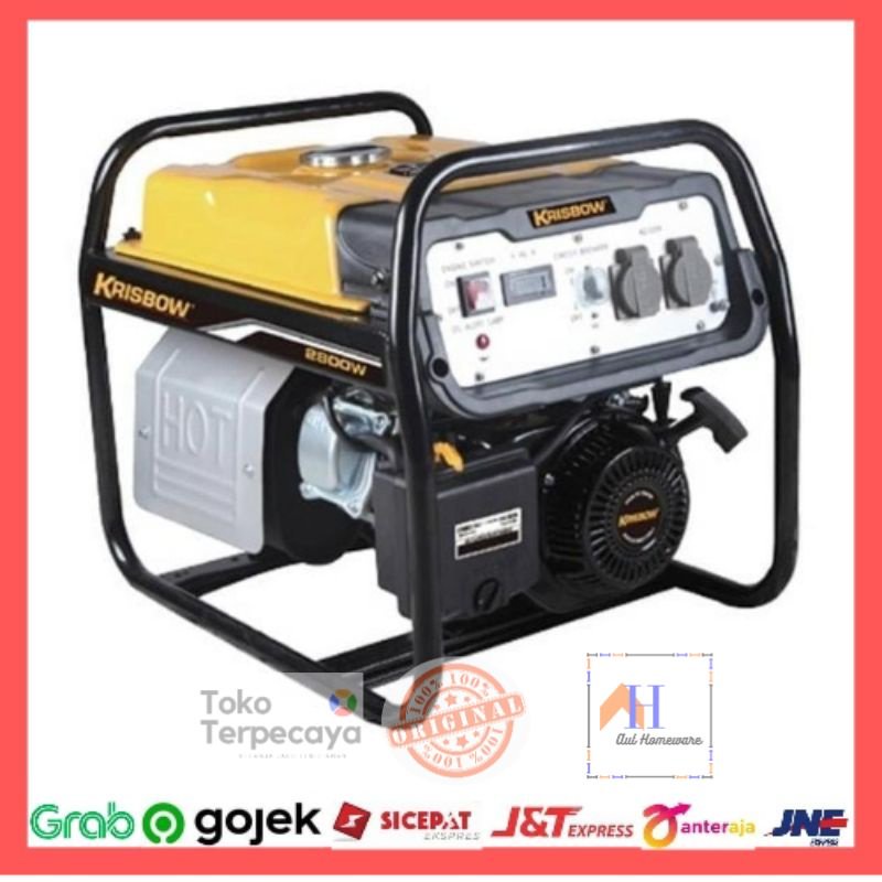 Jual Krisbow Genset Bensin 2800 W Krp28 / Generator Krisbow | Shopee ...