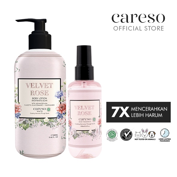 Jual Velvet Rose Series (Lotion + Fragrance Combo) | Shopee Indonesia