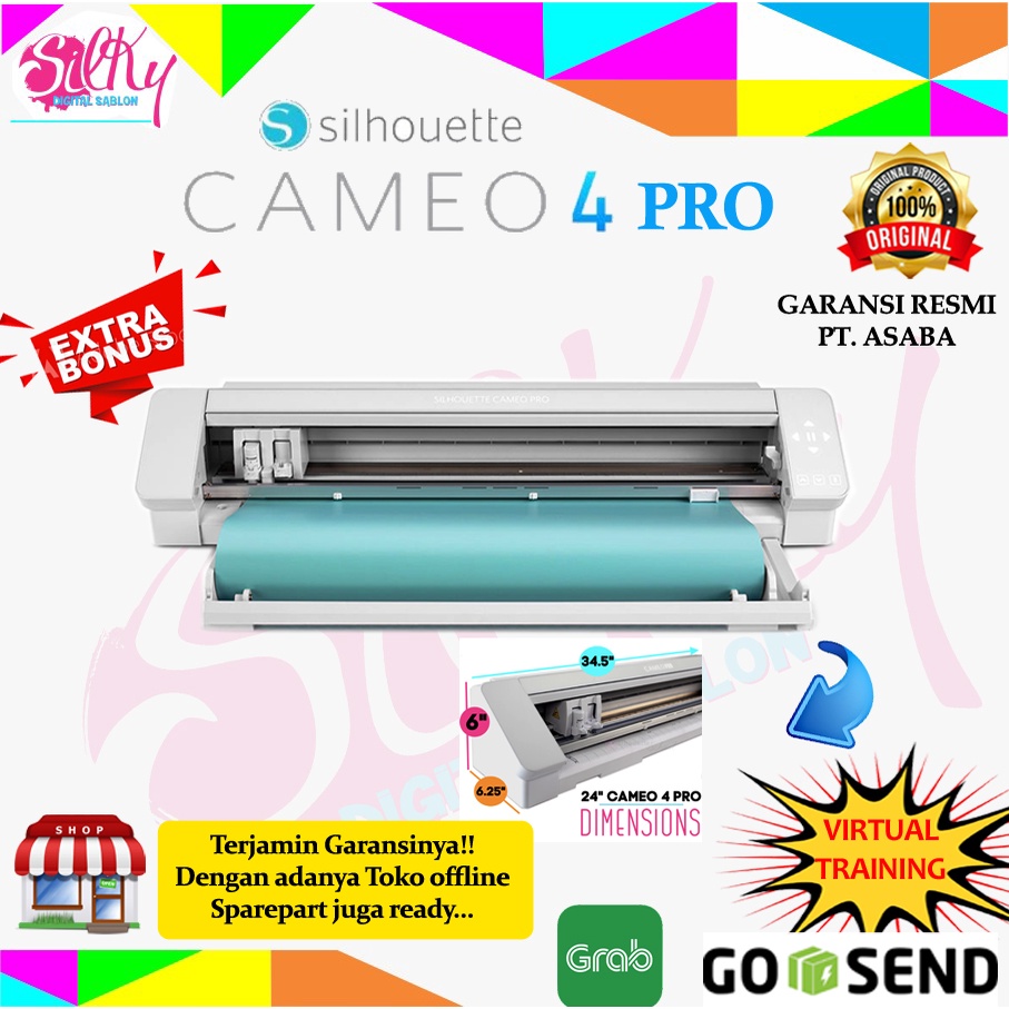Jual Mesin Cutting Sticker Silhouette Cameo 4 PRO 60cm | Shopee Indonesia