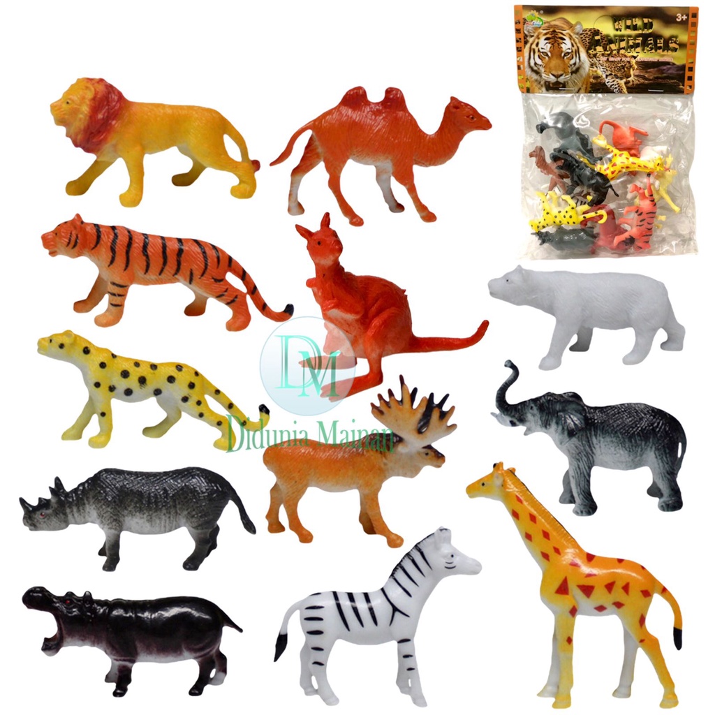 Jual Mainan hewan karet edukasi anak binatang miniatur figure wild ... Jual Mainan hewan karet edukasi anak binatang miniatur figure wild ...