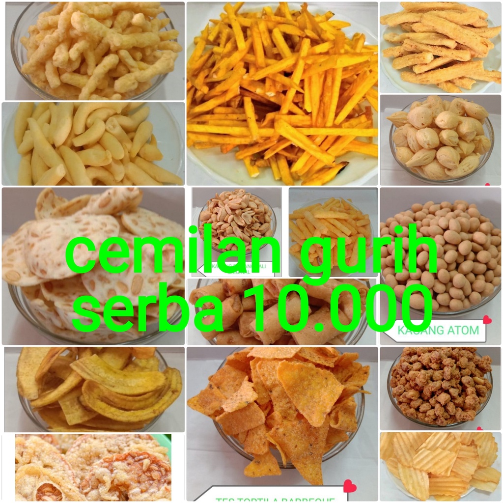Jual Cemilan gurih serba sepuluh ribu/Snack gurih serba 10.000 | Shopee ... Jual Cemilan gurih serba sepuluh ribu/Snack gurih serba 10.000 | Shopee ...