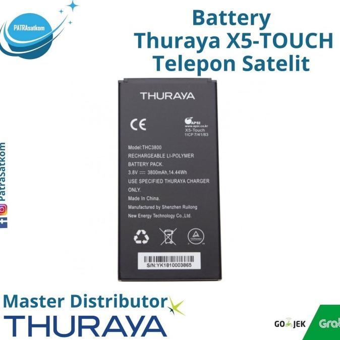 Jual BATTERY THURAYA X5-TOUCH DUAL TELEPON SATELIT | Shopee Indonesia