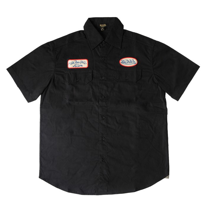 Jual Von Dutch Workshirt 0840 Black | Shopee Indonesia