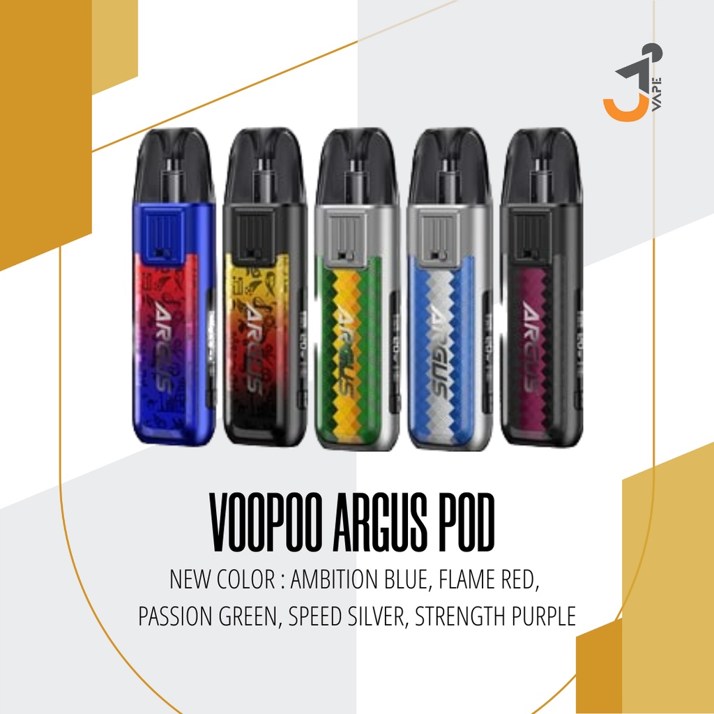 Jual ARGUS POD KIT NEW COLOR 20W 800mAh AUTHENTIC BY VOOPOO | Shopee ...