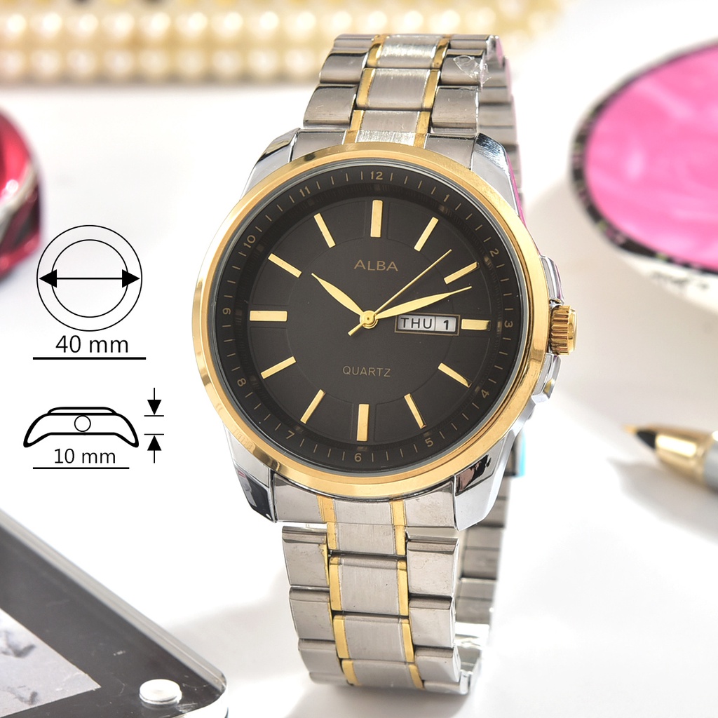 Jual JAM PRIA QUARTZ STAINLESS STEEL JAM TANGAN COWOK JAM MURAH ...