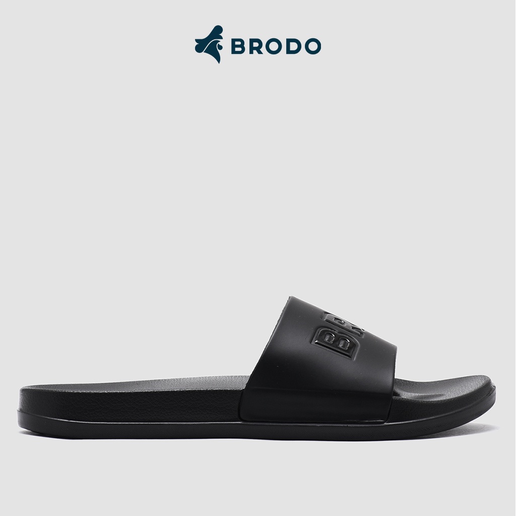 Jual BRODO - Sandal Broslides BRO-DO Full Black | Shopee Indonesia