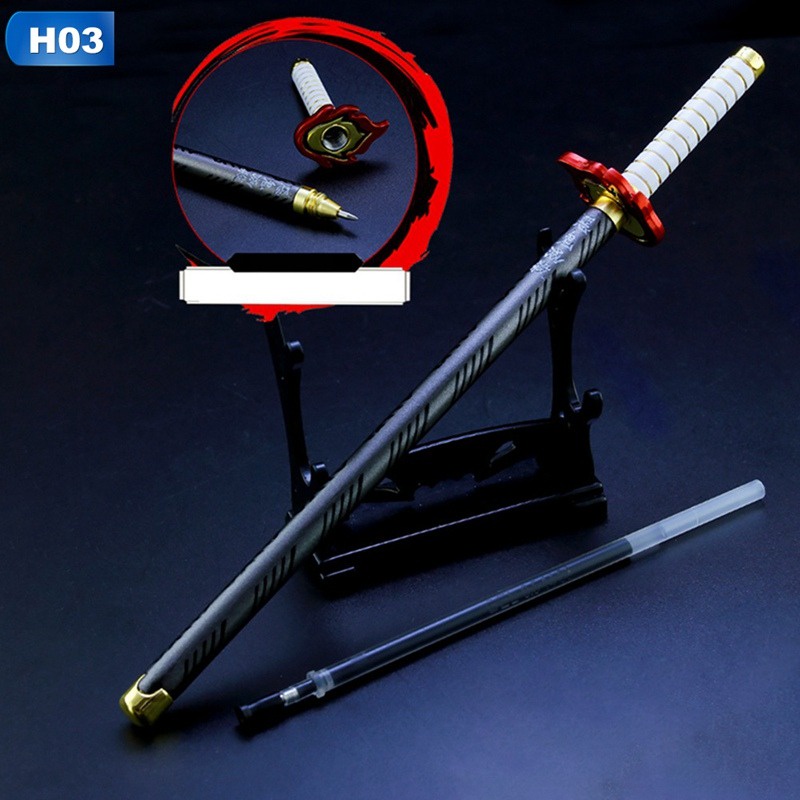 Jual Pulpen Rengoku sword pen anime demon slayer pedang pena alat tulis ...