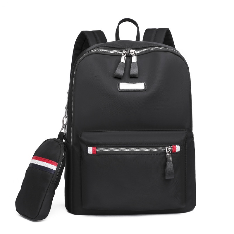 Jual TAS RANSEL WANITA KOREA BONUS TA705B5 POUCH ANTI AIR HITAM HANAGA ...