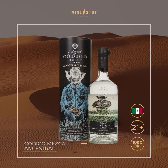 Jual CODIGO MEZCAL ANCESTRAL TEQUILA PREMIUM 750ml | Shopee Indonesia