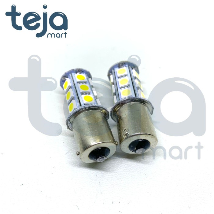Jual LAMPU SEIN MUNDUR 1 KAKI LED BAYONET 18 TITIK MANTENG 1156 MOTOR ...
