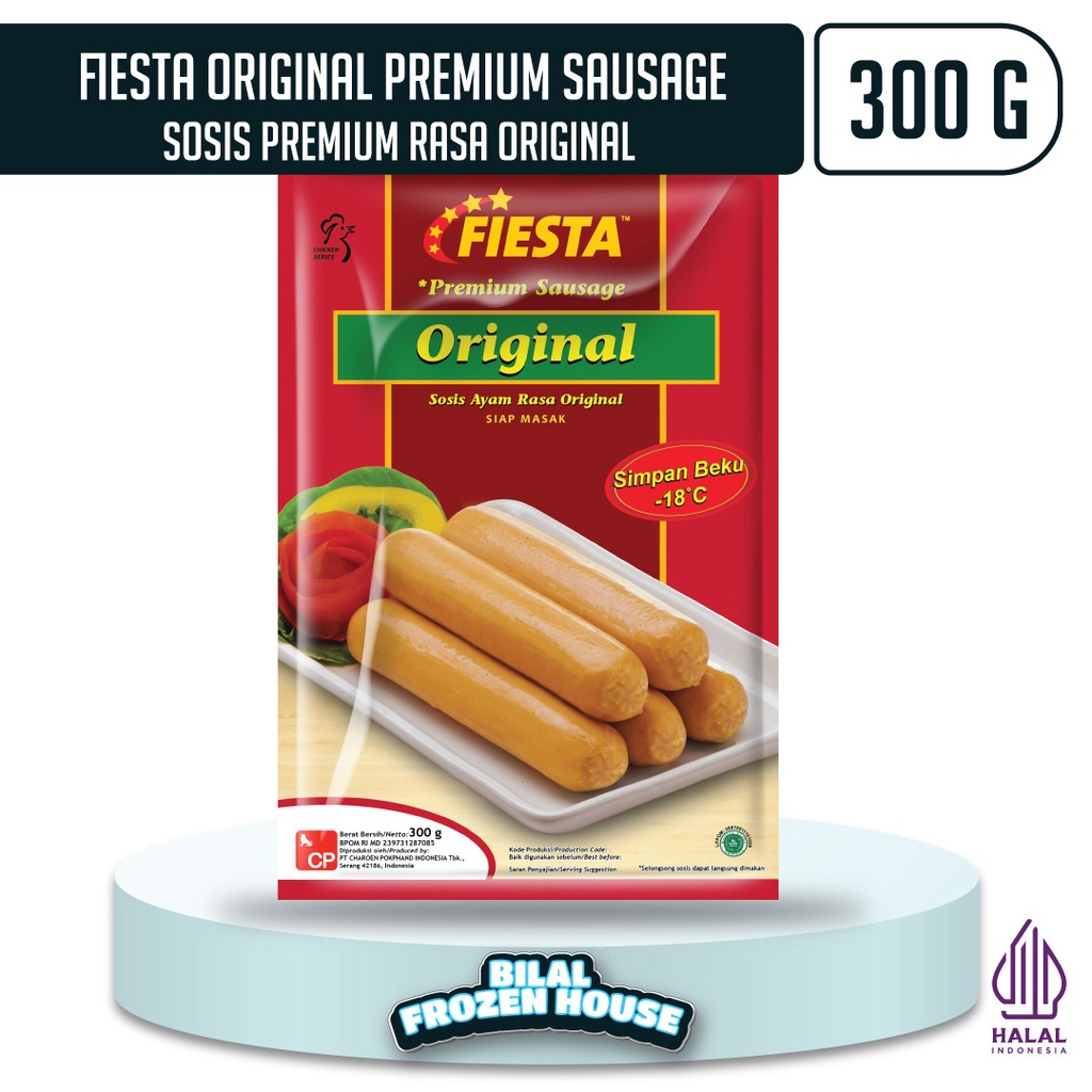 Jual Fiesta Original Premium Sausage 300gr - Sosis Ayam Rasa Original ...