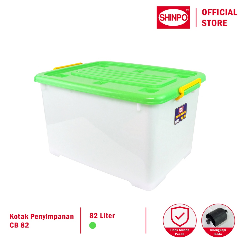 Jual SHINPO Kontainer Plastik Dengan Roda Sprinter Container Box Kotak ...
