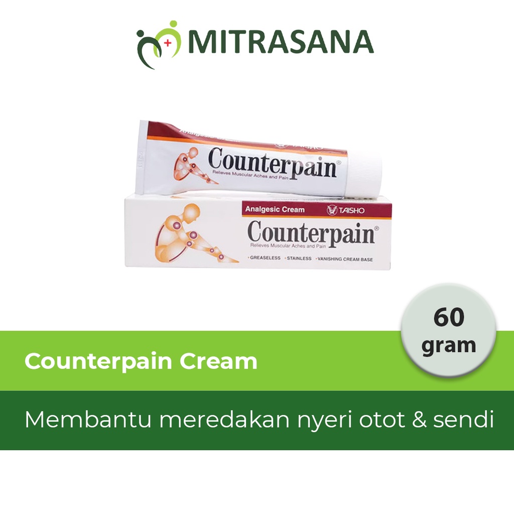 Jual Counterpain Cream 15 / 30 / 60 gr - Membantu Meredakan Nyeri Sendi ...
