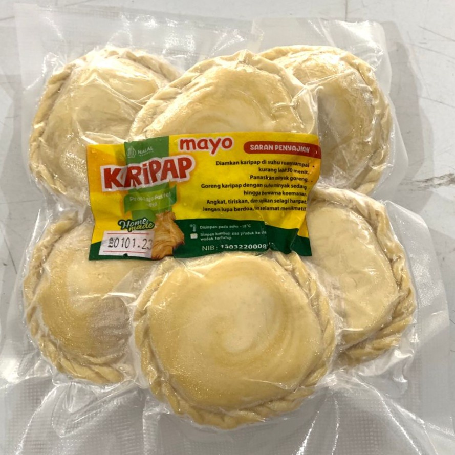 Jual Karipap BULAT Mayo Isi Telur dan Sosis (isi 6) | Shopee Indonesia
