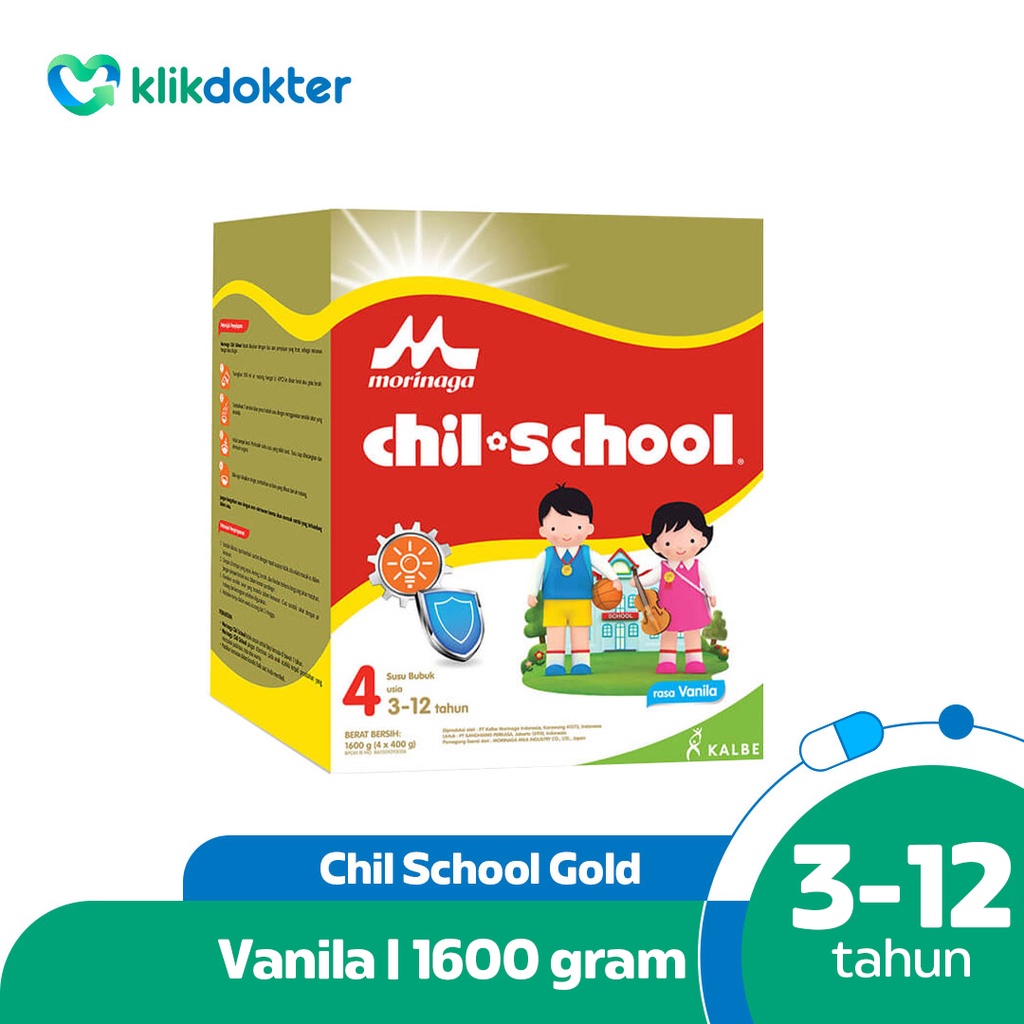 Jual Morinaga Chil School Gold Vanilla 1600gr | Shopee Indonesia
