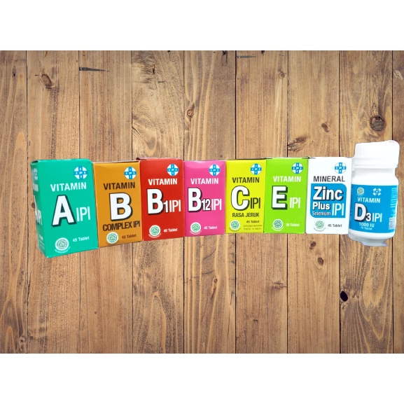 Jual VITAMIN A IPI/B1 IPI/B12 IPI/B COMPLEX IPI/ C IPI | Shopee Indonesia