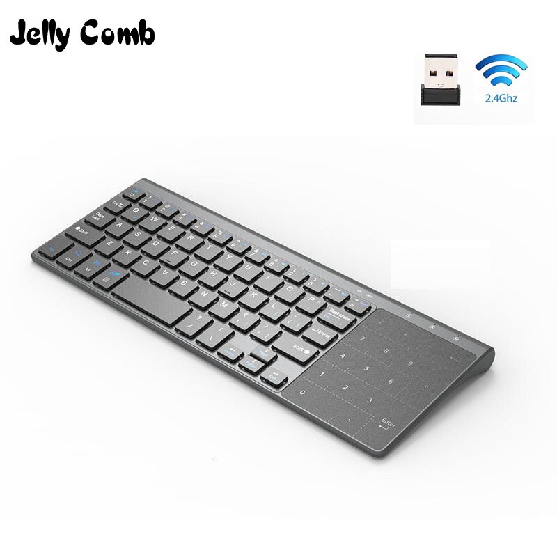 Jual Mini 2.4G Wireless Keyboard with Number Keys Mouse Touchpad ...