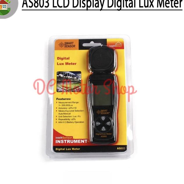 Jual LCD Digital Lux Meter AS803 light meter luminance tester Smart ...