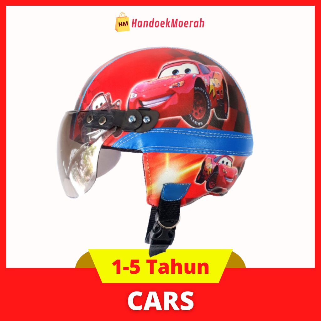 Jual Helm Anak SPECIAL RETRO CARS Murah / Helmet Non SNI / Helm ...