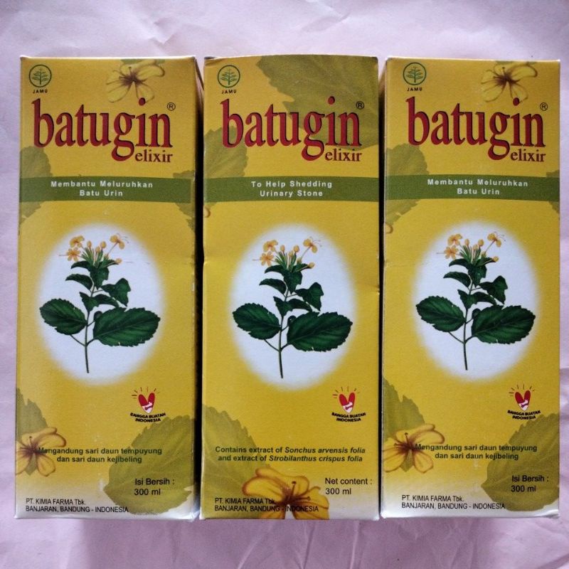 Jual BATUGIN ELIXIR/Sirup Batugin/Batugin Elixir/Sirup Batu Ginjal ...