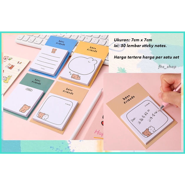 Jual Sticky Note Sticky Notes Memo Tempel Sticky Notes Aesthetic Sticky ...