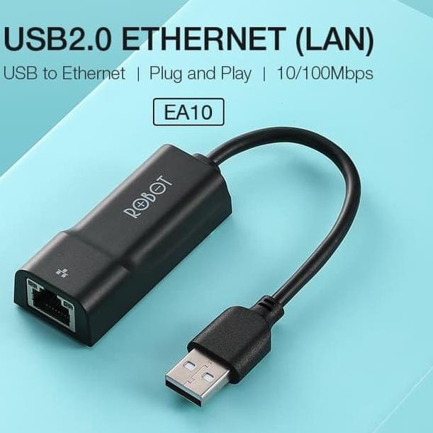 Jual ROBOT EA10 USB Ethernet Adapter USB 2.0 to RJ45 LAN Nintendo ...