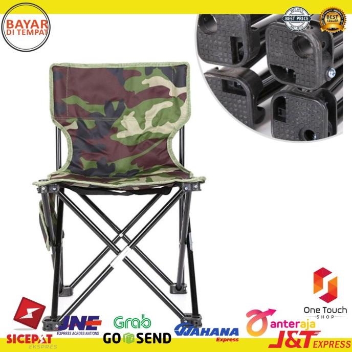 Jual Kursi Lipat Portable Foldable Piknik Camping Mancing Chair Pantai L stock ready | Shopee ...