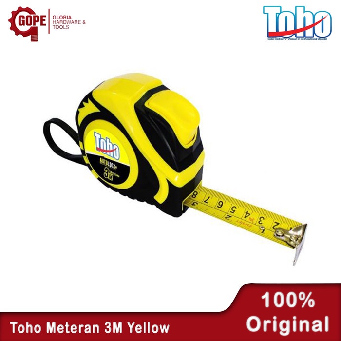 Jual [COD] Meteran Toho Yellow Colour 5M / Perlengkapan Rumah Tangga ...