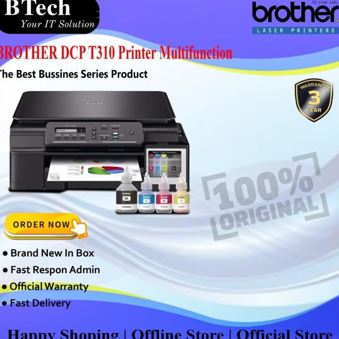 Jual Brother Dcp-T310 Inkjet Printer Multifungsi | Shopee Indonesia