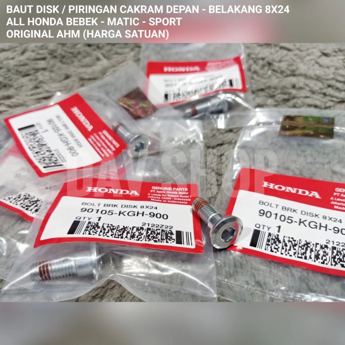 Jual BAUT DISK PIRINGAN CAKRAM SUPRA X 125 FI SUPRA GTR SONIC ORIGINAL AHM | Shopee Indonesia