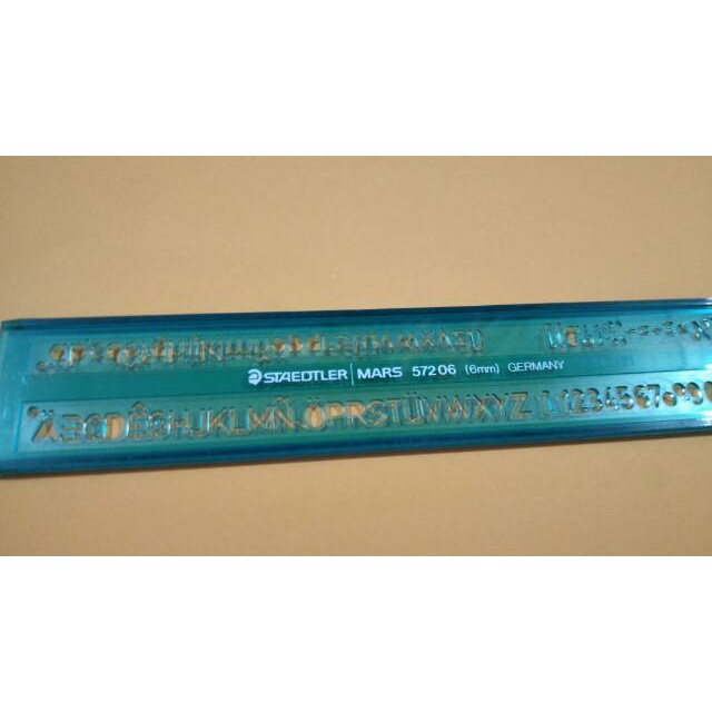Jual Penggaris Mal Huruf 8mm 6 mm 2 mm 3mm 5mm 10 mm Precesion ...