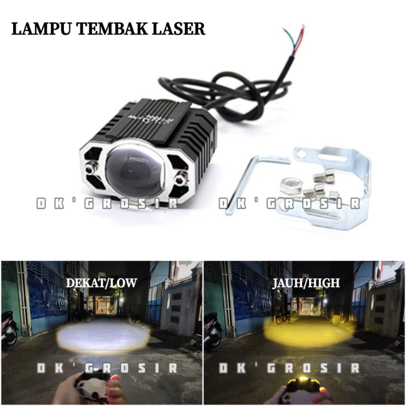Jual IBRIGHT - Lampu LED Laser - Lampu Tembak sorot Laser LED Jauh ...
