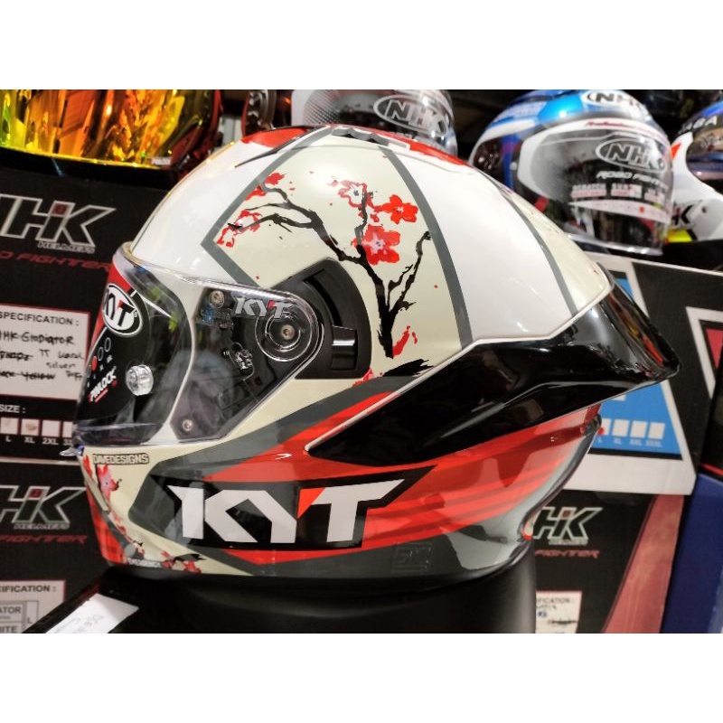 Jual SPOILER KYT NFR, NX RACE, NFJ, TTCOURSE , 3D BLACK GLOSS,DOFF FLAT ...