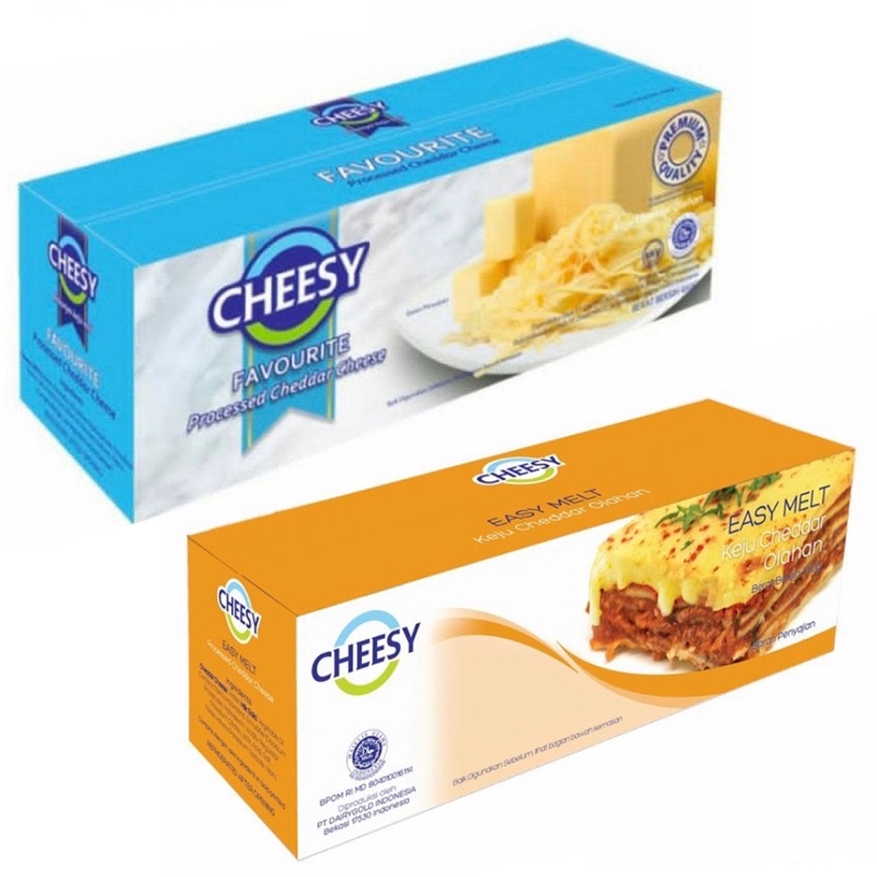 Jual Keju / Cheesy / Easy / Melt / 500gr / Favourite / Cheddar / 480gr ...