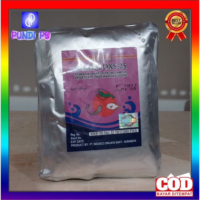 Jual BOSTER INROFLOXS 25 serbuk antibiotik ikan Enrofloxacine | Shopee ...