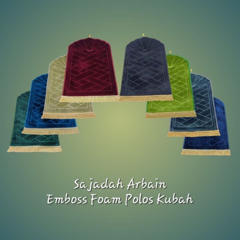 Jual Sajadah Embos Kuncir Polos Warna / sajadah busa / sajadah anti ... Jual Sajadah Embos Kuncir Polos Warna / sajadah busa / sajadah anti ...